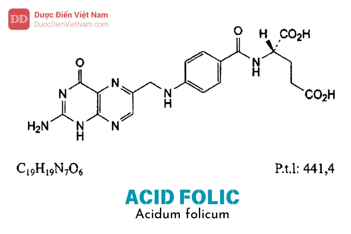 ACID FOLIC (Acidum folicum) - Dược Điển Việt Nam 5