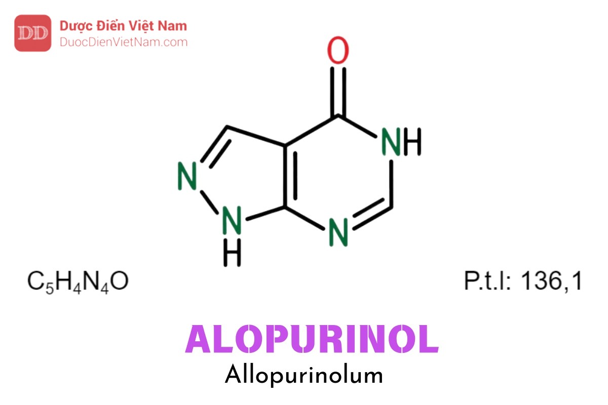 ALOPURINOL (Allopurinolum) - Dược Điển Việt Nam 5