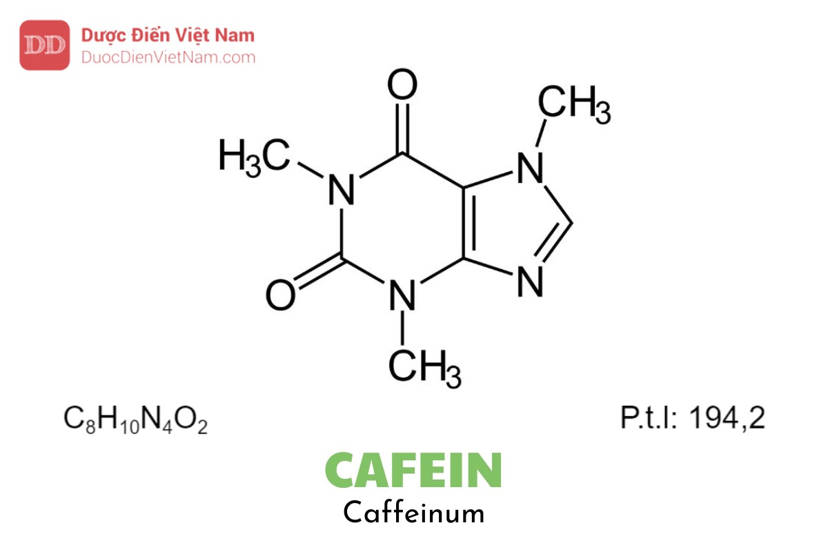 CAFEIN (Caffeinum) - Dược Điển Việt Nam 5
