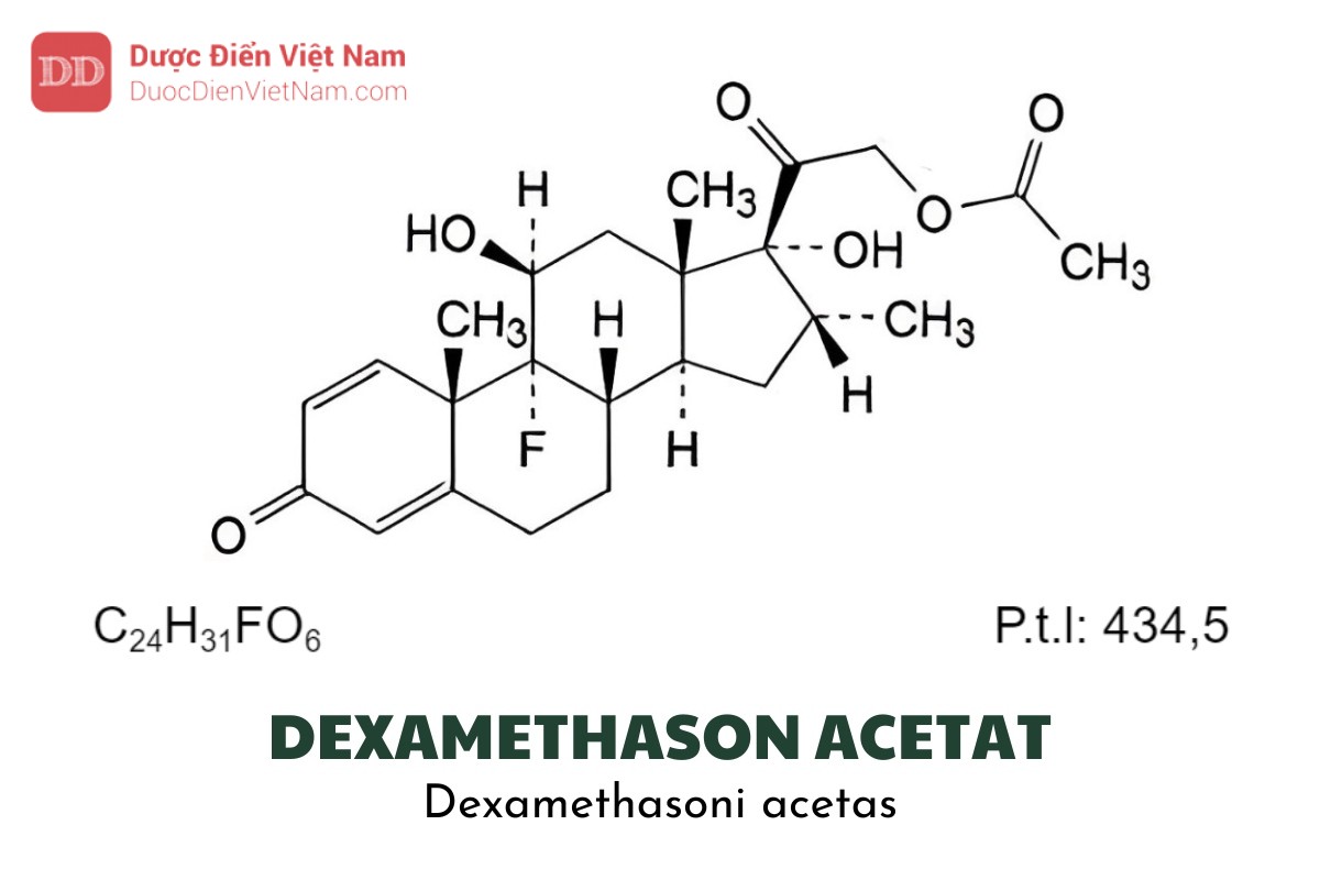 DEXAMETHASON ACETAT (Dexamethasoni acetas) - Dược Điển Việt Nam 5