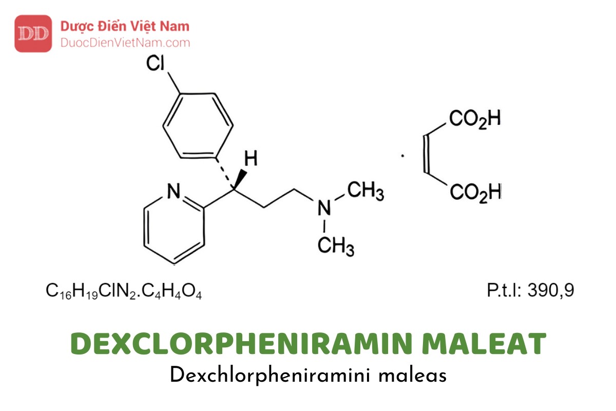 DEXCLORPHENIRAMIN MALEAT(Dexchlorpheniramini maleas) - Dược Điển Việt Nam 5