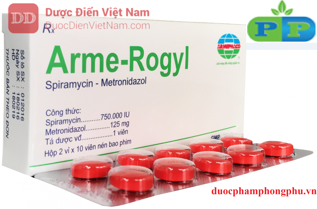 VIÊN NÉN METRONIDAZOL VÀ SPIRAMYCIN - Dược Điển Việt Nam
