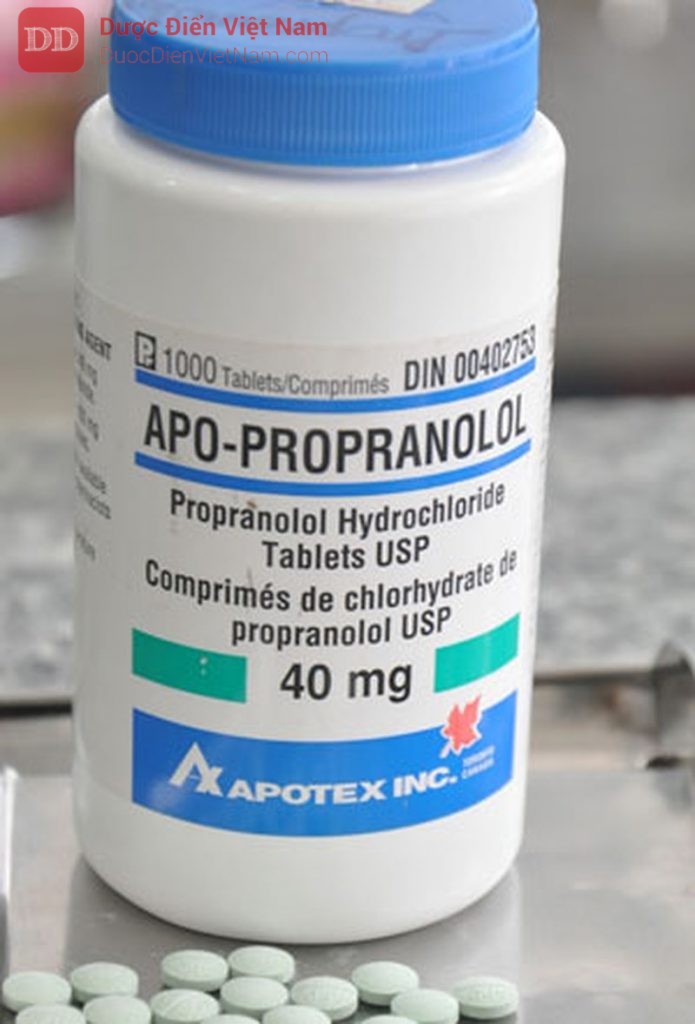 PROPRANOLOL HYDROCLORID - Dược Điển Việt Nam