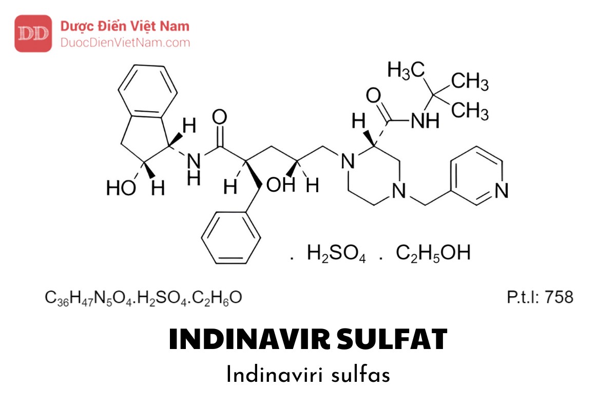 INDINAVIR SULFAT (Indinaviri sulfas) - Dược Điển Việt Nam 5