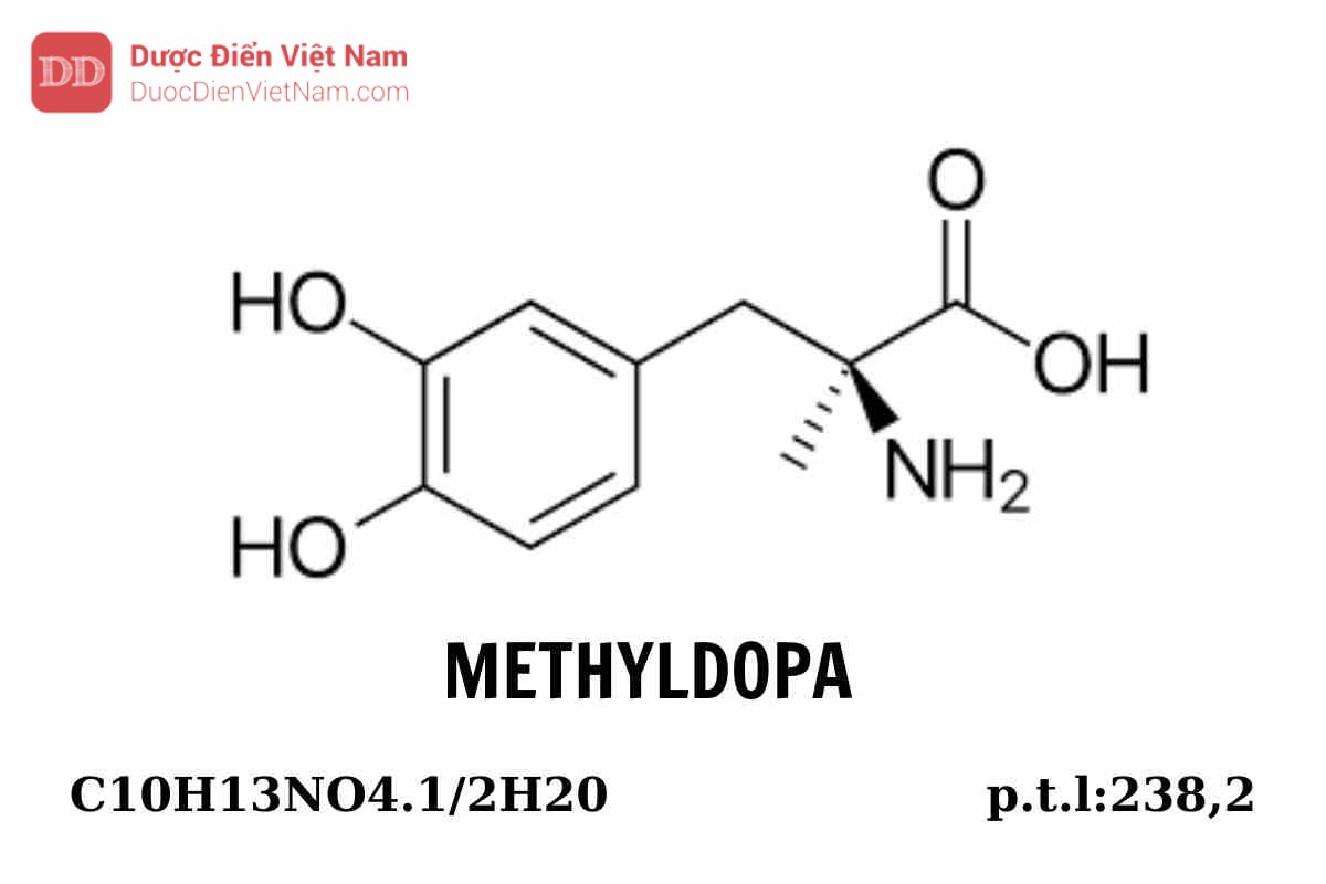 METHYLDOPA (Methyldopum) - Dược điển Việt Nam 5