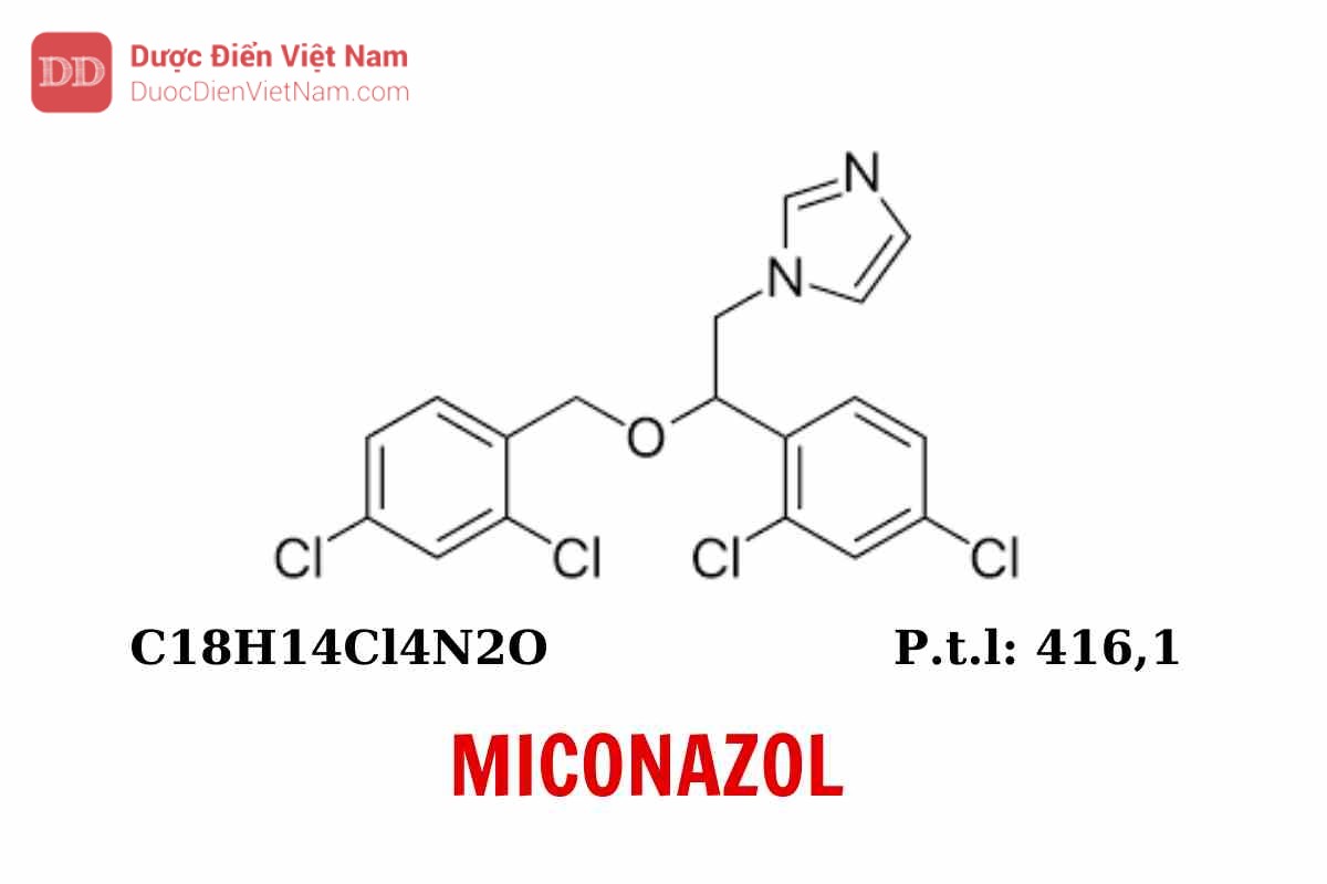 MICONAZOL (Miconazolum) - Dược điển Việt Nam 5