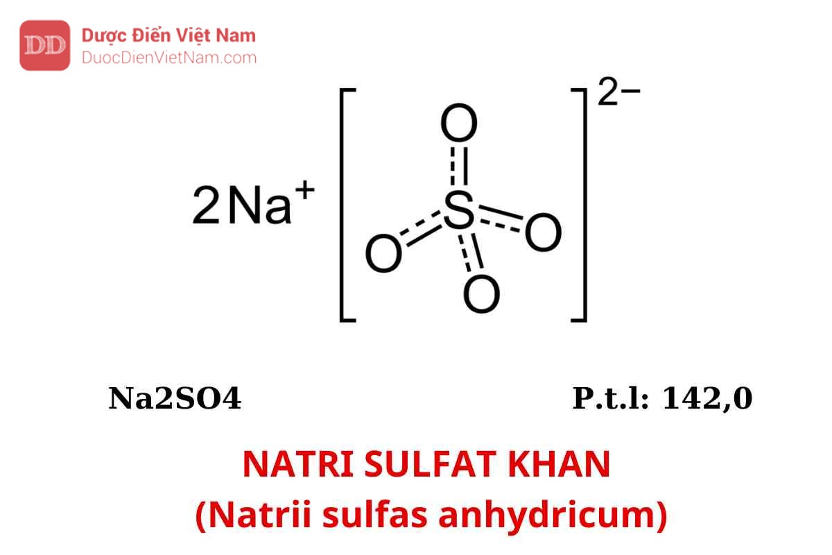 NATRI SULFAT KHAN (Natrii sulfas anhydricum) - Dược điển Việt Nam 5
