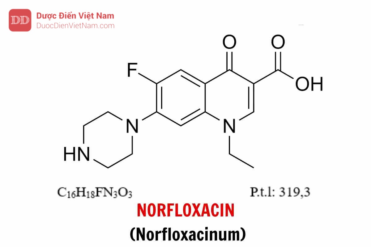 NORFLOXACIN (Norfloxacinum) - Dược điển Việt Nam 5