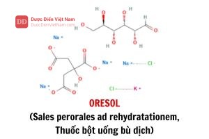 ORESOL (Sales perorales ad rehydratationem, Thuốc bột uống bù dịch ...