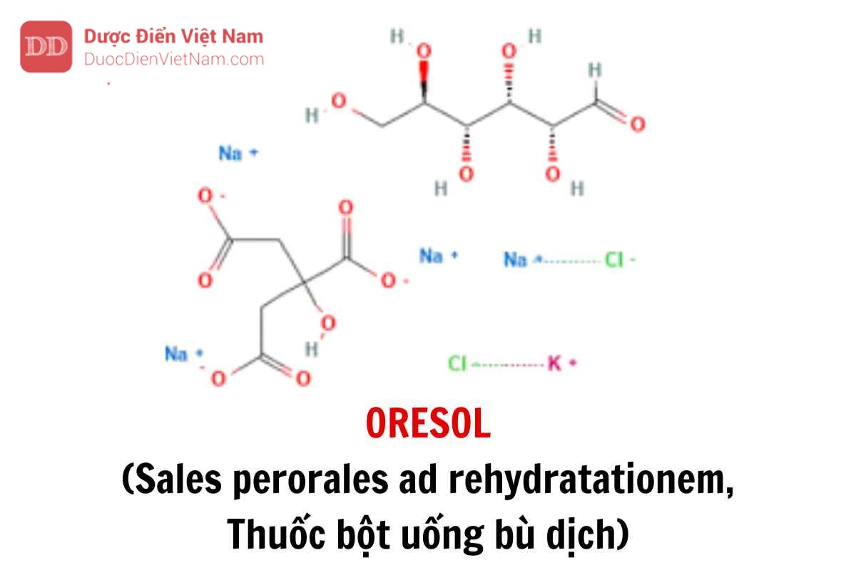 ORESOL (Sales perorales ad rehydratationem, Thuốc bột uống bù dịch ...