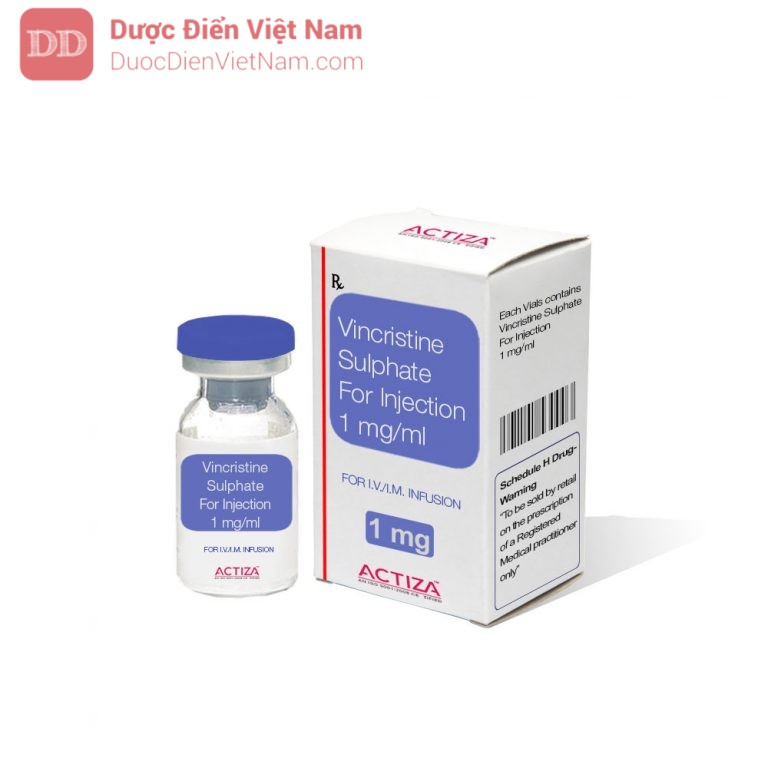 BỘT PHA TIÊM VINCRISTIN SULFAT - Dược Điển Việt Nam