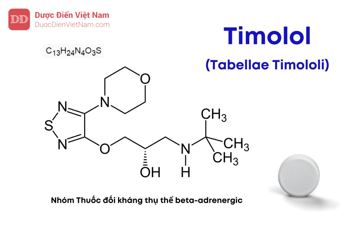 VIÊN NÉN TIMOLOL (Tabellae Timololi) - Dược Điển Việt Nam 5