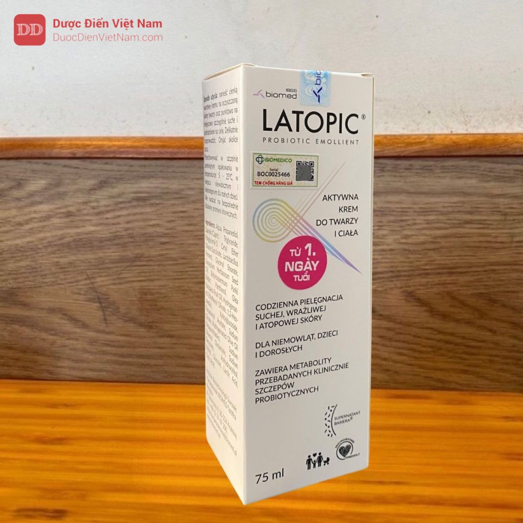 Latopic Face and Body Cream - Dưỡng ẩm chuyên sâu cho mọi lứa tuổi