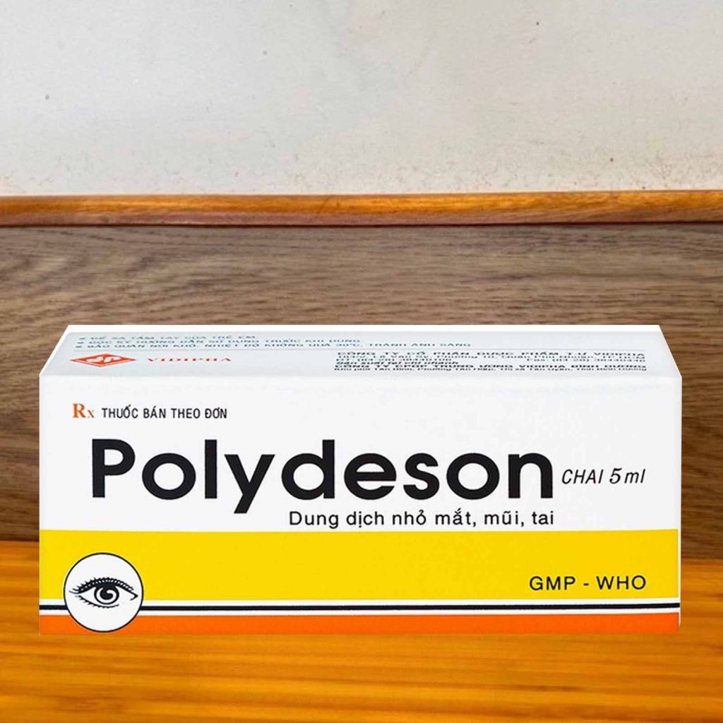 Dung dịch nhỏ mắt, tai, mũi Polydeson: Điều trị nhiễm khuẩn