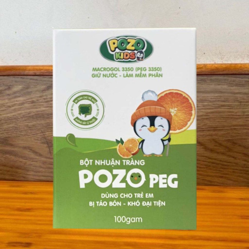 Bột nhuận tràng Pozo Peg - giúp con hết táo bón khó chịu - Dược điển ...