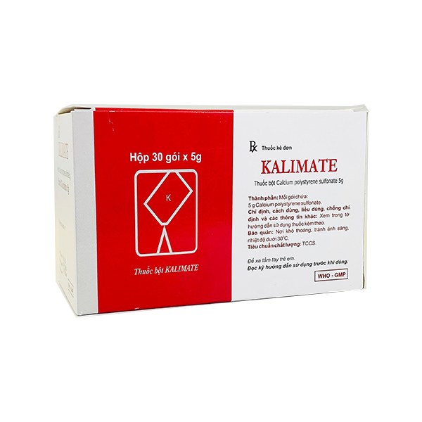 Thuốc Kalimate - Giải pháp điều trị tăng kali huyết - Dược Điển Việt Nam
