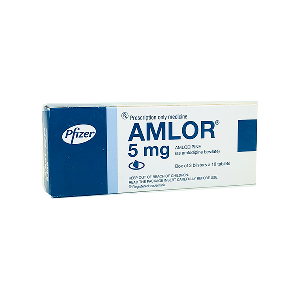 Thuốc Amlor 5mg - Kiểm soát cơn tăng huyết áp - Dược Điển Việt Nam
