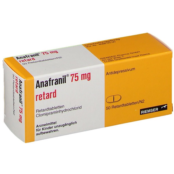 Thuốc Anafranil 75mg - Chống trầm cảm - Dược Điển Việt Nam