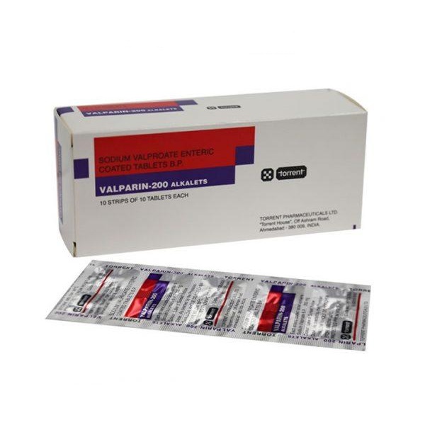 Thuốc Valparin 200mg - Cắt cơn động kinh - Dược Điển Việt Nam