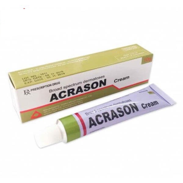 Thuốc Acrason - Chấm dứt tình trạng viêm da - Dược Điển Việt Nam