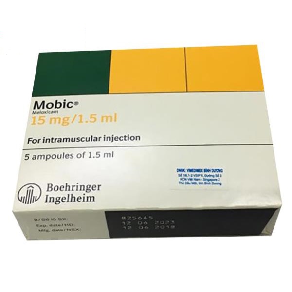 Thuốc Mobic 15mg/1.5ml - Điều trị đợt cấp viêm xương khớp - Dược Điển ...
