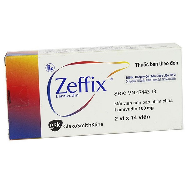 Thuốc Zeffix 100mg - Đặc trị viêm gan B - Dược Điển Việt Nam