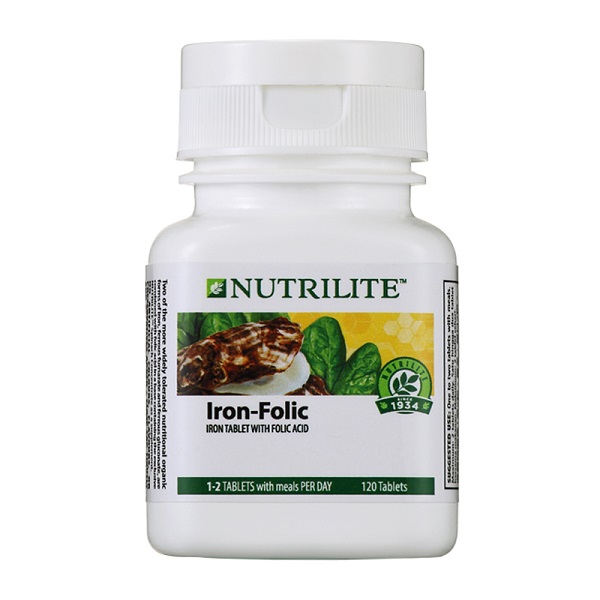Iron-Folic Nutrilite - Bổ sung sắt, tăng tạo máu - Dược Điển Việt Nam