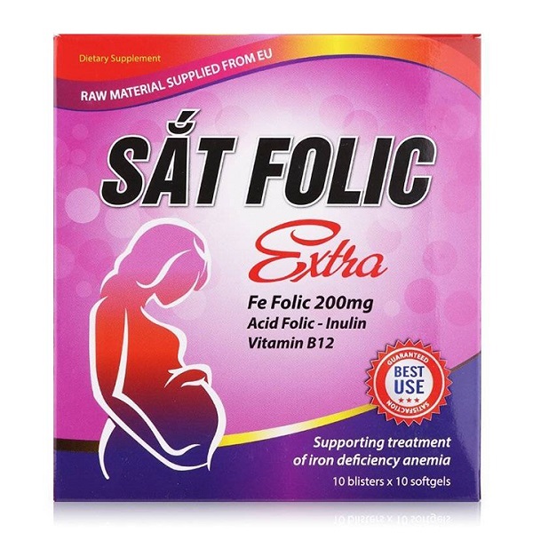 Sắt Folic Extra - Phòng ngừa thiếu máu cho phụ nữ mang thai - Dược Điển ...