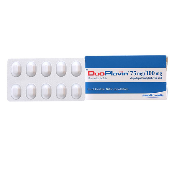 Thuốc DuoPlanvin 75mg/100mg - Dự phòng HUYẾT KHỐI - Dược Điển Việt Nam