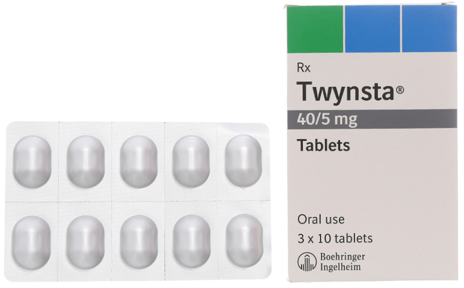 Twynsta 40mg/5mg - Thuốc điều trị TĂNG HUYẾT ÁP - Dược Điển Việt Nam