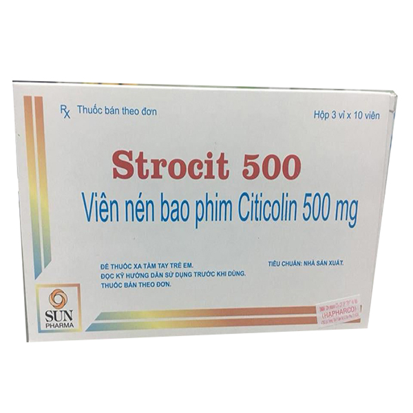 Thuốc Strocit 500 - Phục hồi não sau tai biến