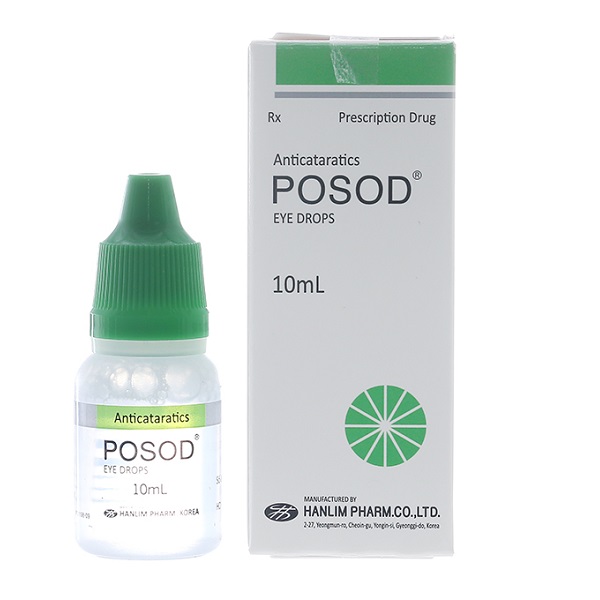 Posod 10ml - Điều trị đục thủy tinh thể - Dược Điển Việt Nam