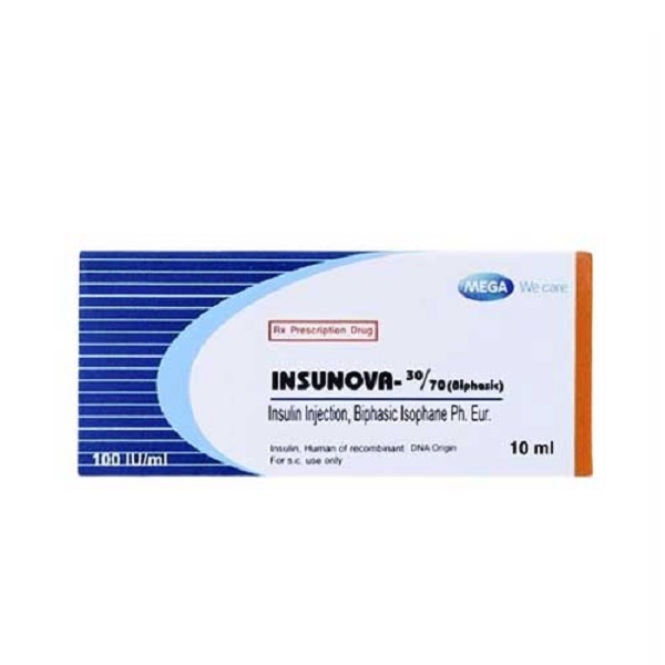 Insunova 30/70 (Biphasic) 100 IU/ml - Điều trị tiểu đường - Dược Điển ...