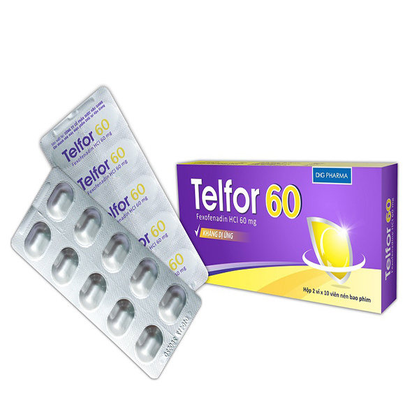 Thuốc Telfor 60 - Giảm ngay viêm mũi dị ứng - Dược Điển Việt Nam