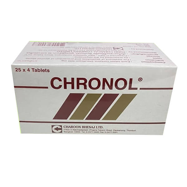 Thuốc Chronol 500mg - Điều trị nghiện rượu mạn tính - Dược Điển Việt Nam
