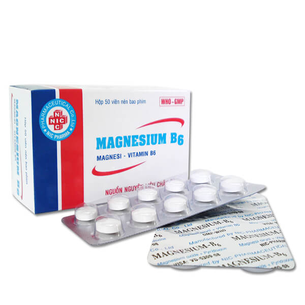 Thuốc Magnesium-B6 (USA-NIC Pharma) - Điều trị thiếu Magnesi huyết