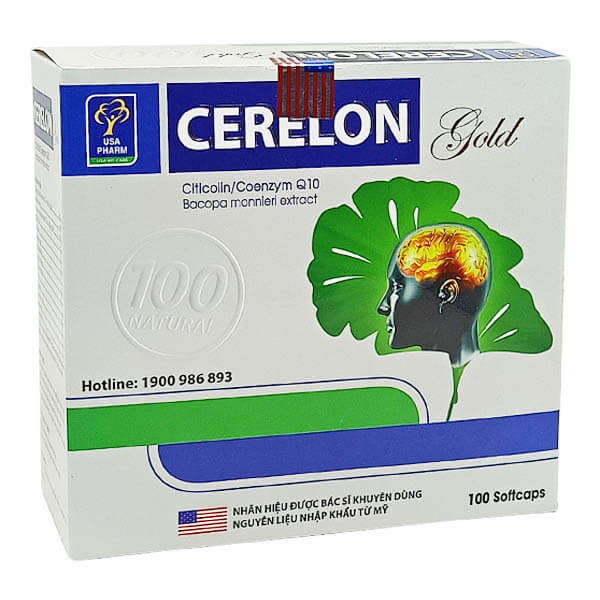 Cerelon Gold - Tăng cường TUẦN HOÀN NÃO - Dược Điển Việt Nam