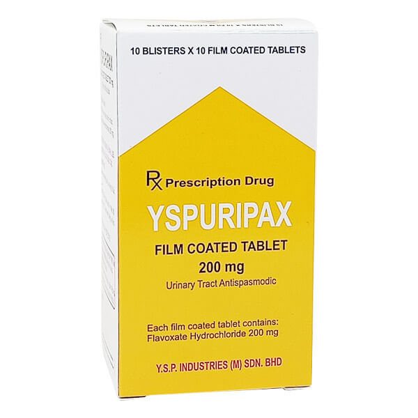 Thuốc Yspuripax 200mg - Giảm đau co thắt - Dược Điển Việt Nam