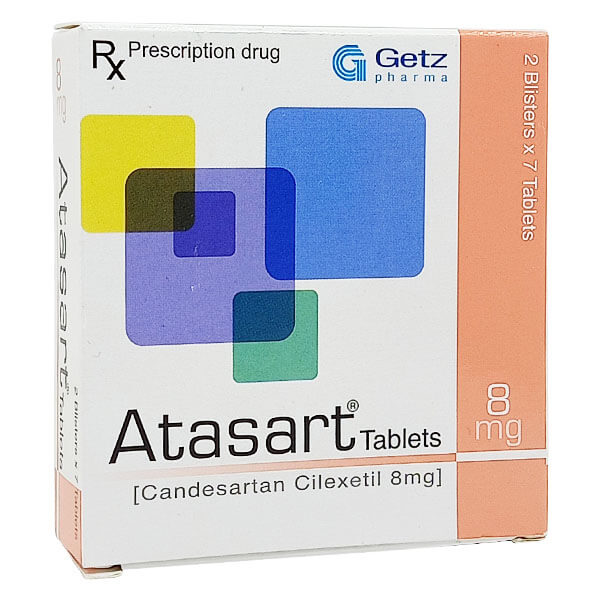 Thuốc Atasart 8mg - Điều trị CAO HUYẾT ÁP - Dược Điển Việt Nam