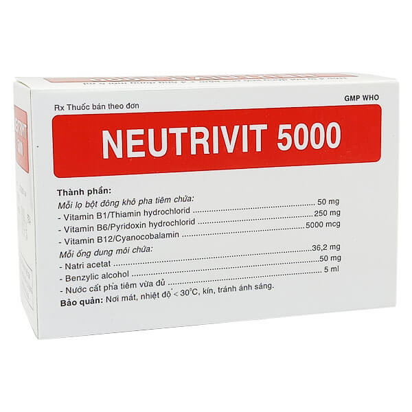 Neutrivit 5000 - Không lo thiếu hụt VITAMIN B