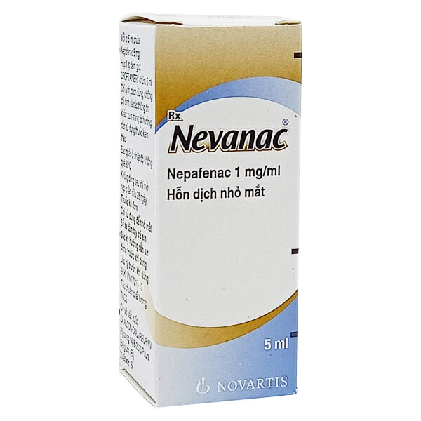 Thuốc nhỏ mắt Nevanac - Giảm biến chứng sau phẫu thuật. GIÁ?