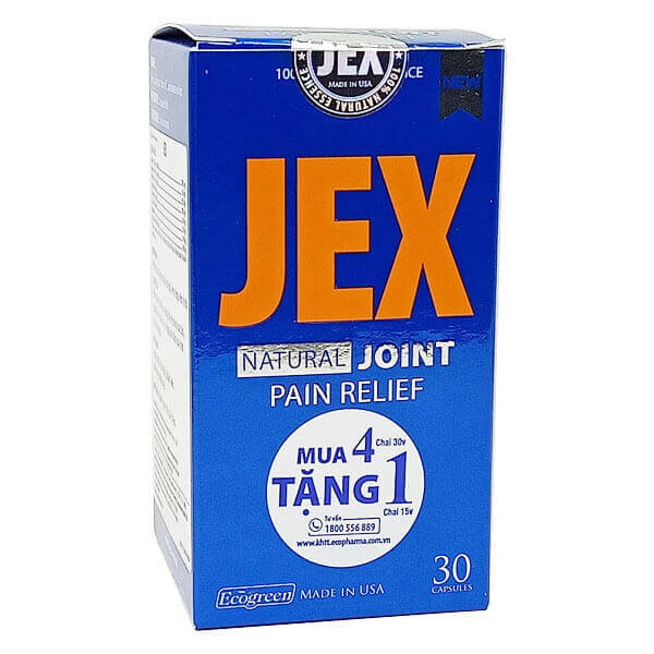 Jex Natural Joint - Bí quyết giúp xương khớp khỏe mạnh