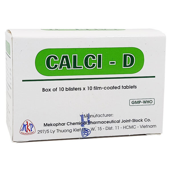 Thuốc Calci-D: Bổ dung CANXI - Dược Điển Việt Nam