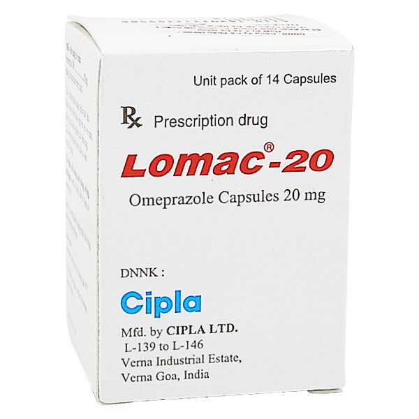 Thuốc Lomac-20 - Điều trị loét dạ dày - Dược Điển Việt Nam