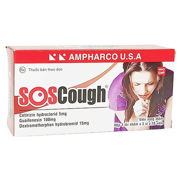 SOSCough - Trị ho do cảm lạnh - Dược Điển Việt Nam