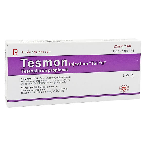 Thuốc tiêm Tesmon injection ''Tai Yu'' - Bổ sung Testosterone - Dược ...