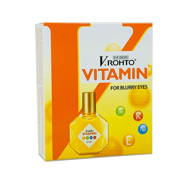 Thuốc V.Rohto vitamin Nhật Bản - Giảm mỏi mắt, ngăn nhiễm khuẩn