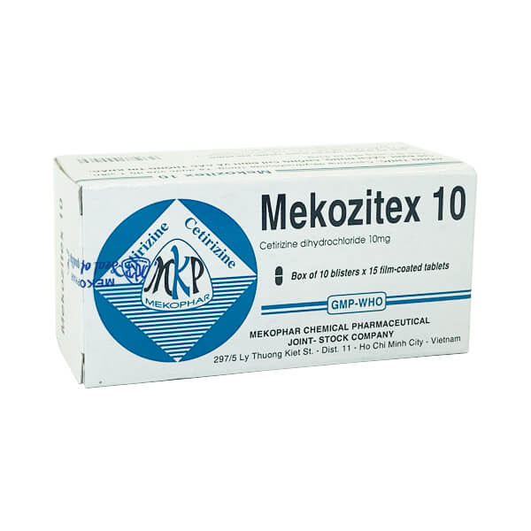 Thuốc Mekozitex 10: Đánh bay viêm mũi dị ứng - Dược Điển Việt Nam
