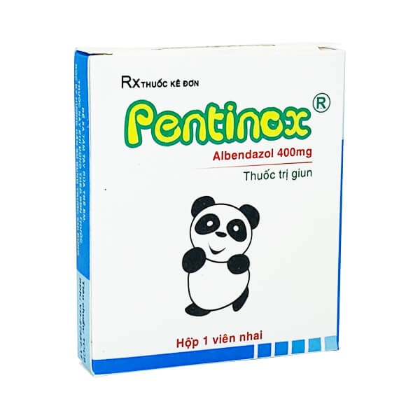Thuốc Pentinox 400mg - Điều trị giun sán - Dược Điển Việt Nam