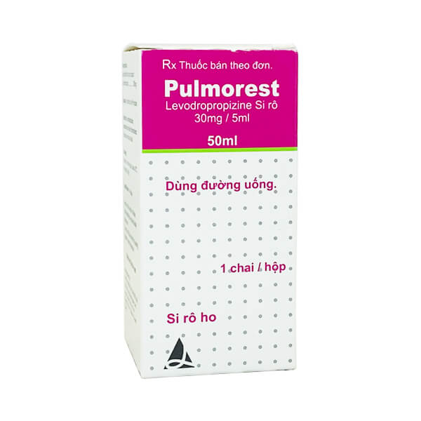 Thuốc Pulmorest 30mg/5ml - Đánh tan cơn ho do viêm hô hấp